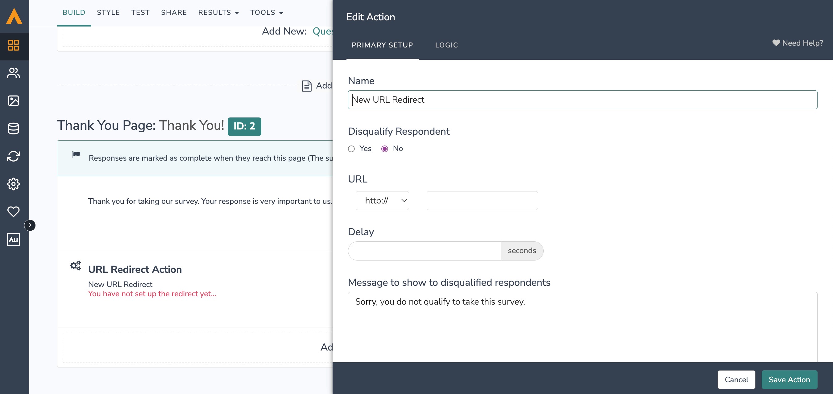 Create a Recruitment/Screener Survey in Alchemer – Help Center