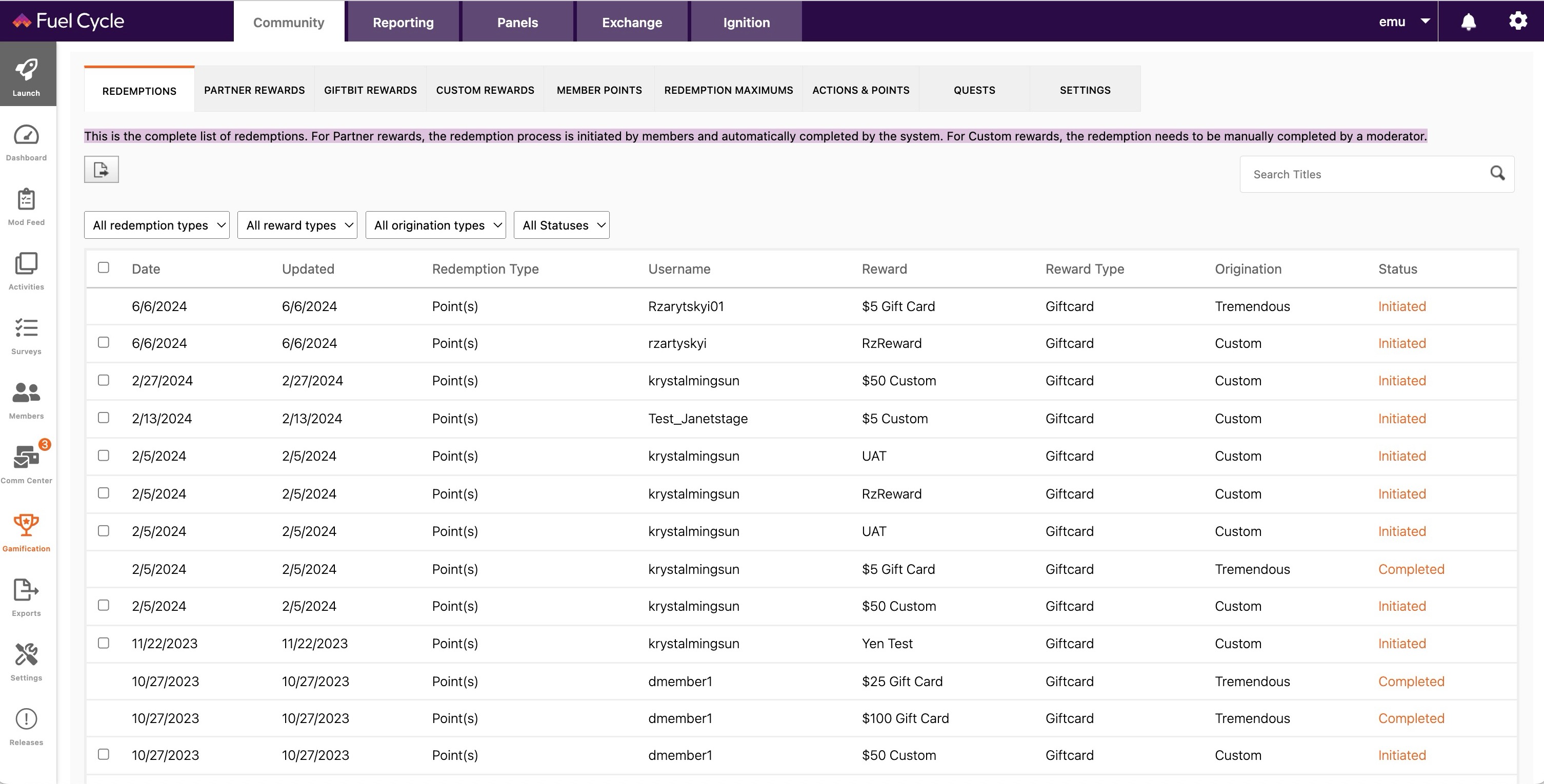 Reward Redemptions – Help Center
